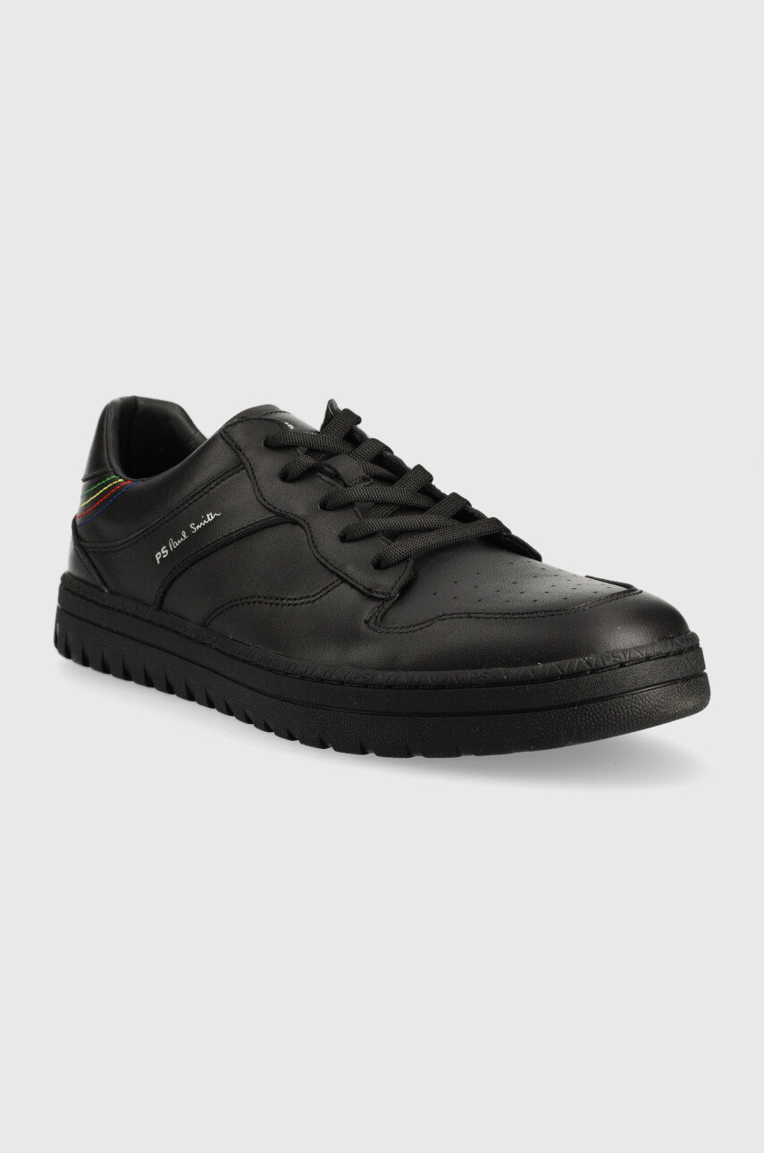 Кожаные кроссовки PS Paul Smith Liston цвет чёрный | ANSWEAR.ua