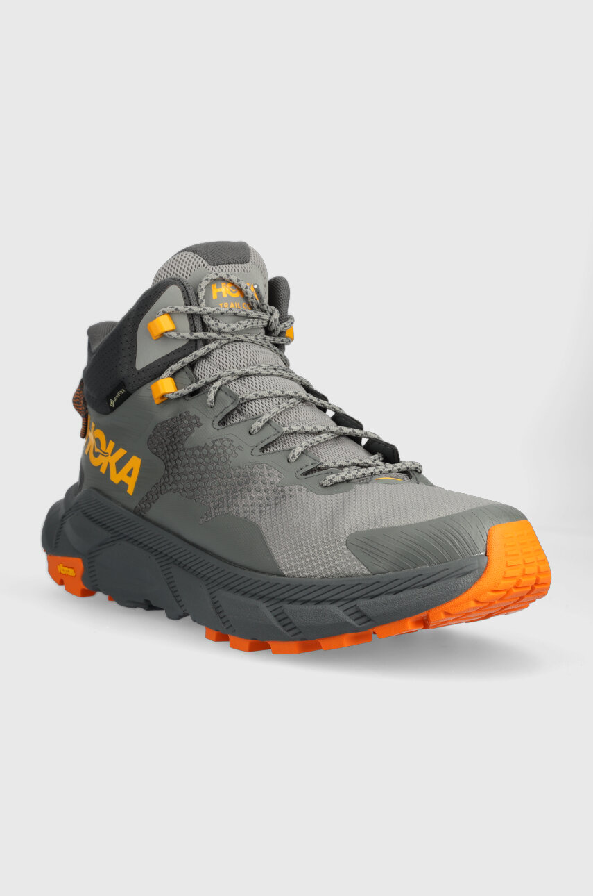 Hoka buty Trail Code GTX męskie kolor szary 1123165 | Answear.com
