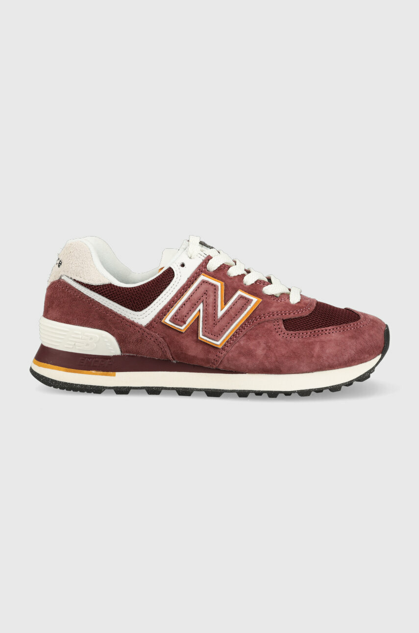 New Balance sneakers U574MO2 maroon color at PRM US