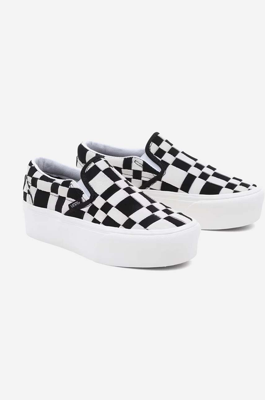 Vans plimsolls Classic Slip-On Stackform black color at PRM US