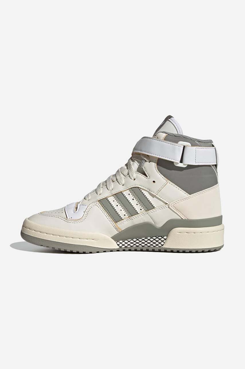 adidas Originals leather sneakers Forum 84 HI white color at PRM US