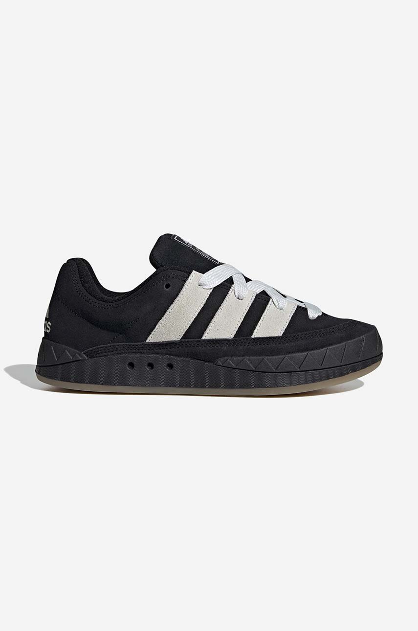 Замшеві кросівки adidas Originals Adimatic колір чорний HQ6900-black ...