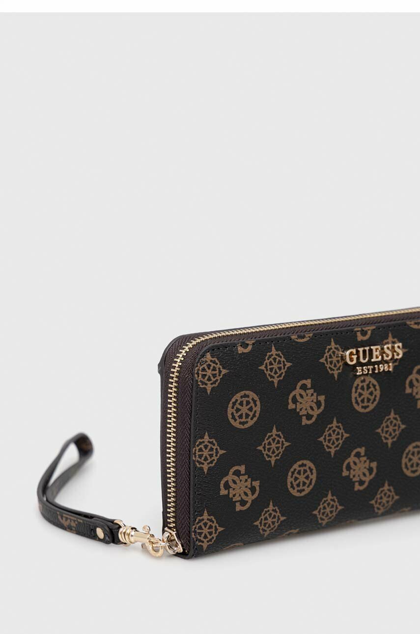Πορτοφόλι Guess χρώμα: μαύρο | ANSWEAR.gr