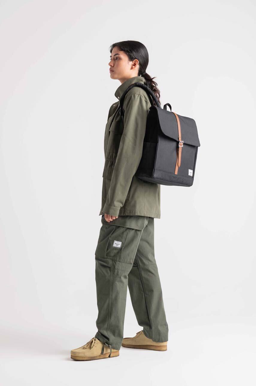 Σακίδιο πλάτης Herschel 11376-00001-OS City Backpack χρώμα: μαύρο ...