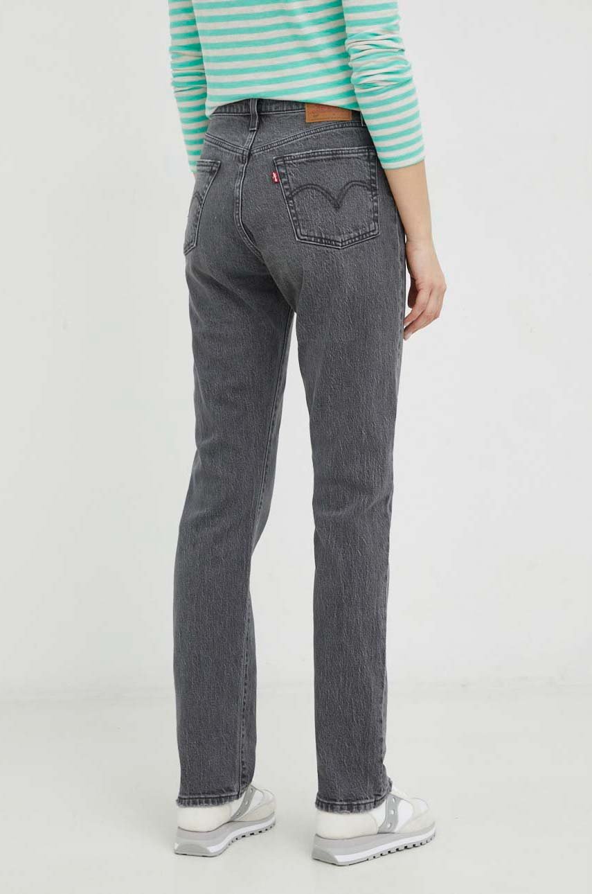 Levi's jeansy 501 damskie high waist | Answear.com