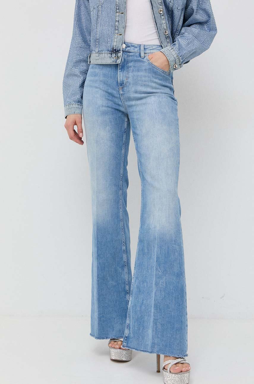 BOSS jeansy The Frida damskie high waist | Answear.com