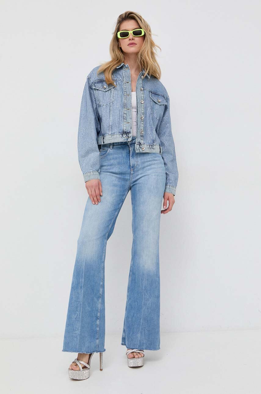 BOSS jeansy The Frida damskie high waist | Answear.com