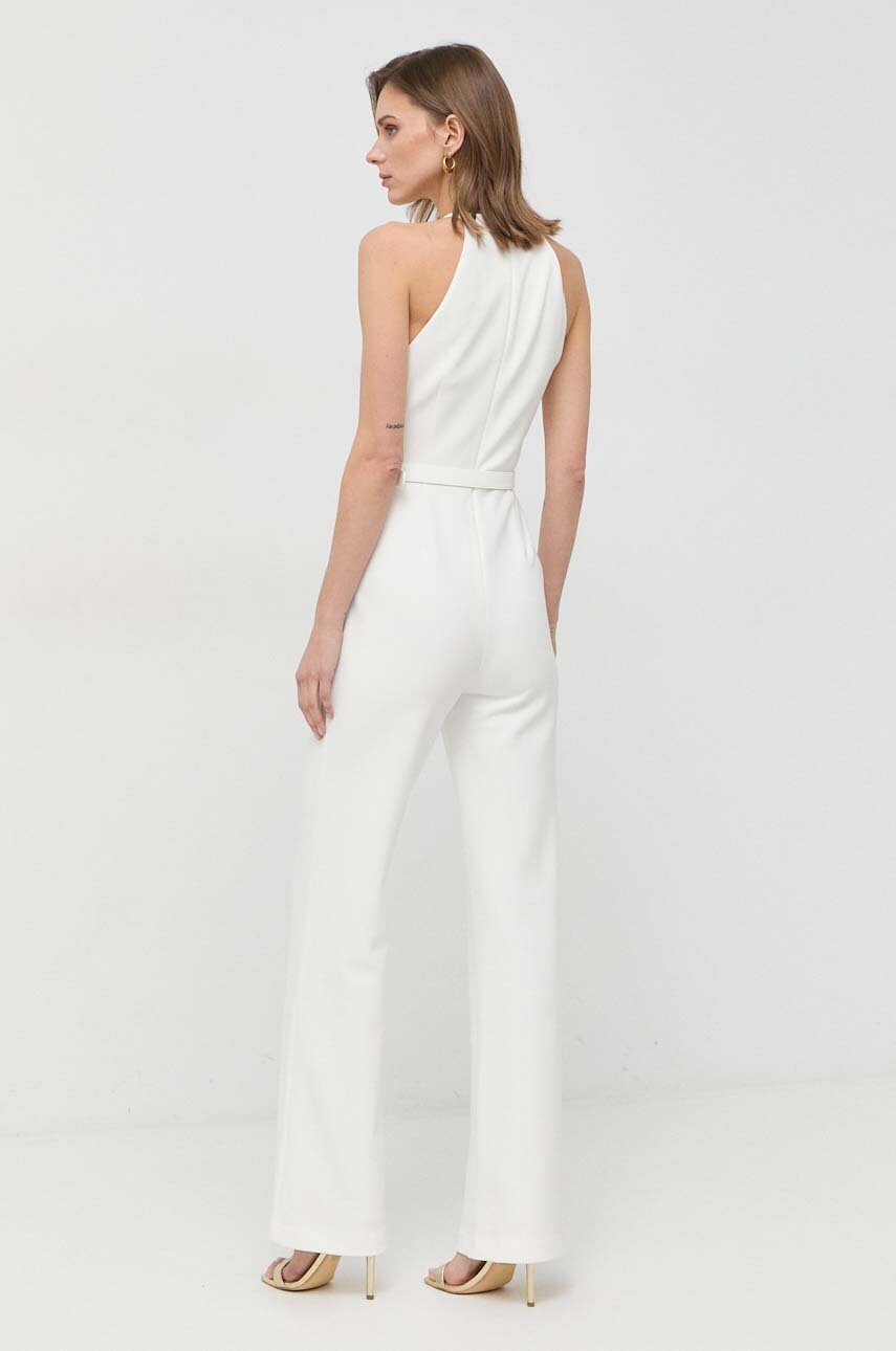 Marciano Guess kombinezon kolor beżowy z dekoltem okrągłym | Answear.com Marciano Guess kombinezon kolor beżowy z dekoltem okrągłym | Answear.com