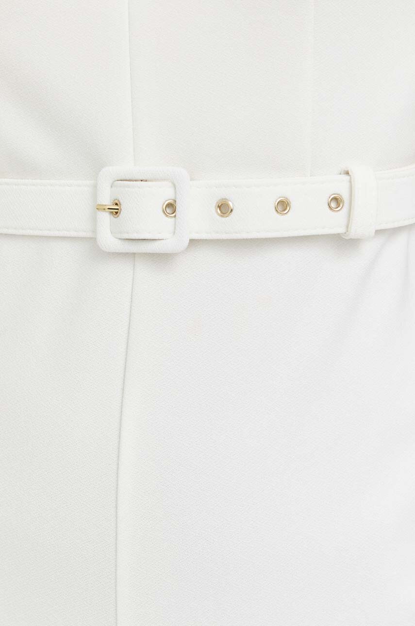 Marciano Guess kombinezon kolor beżowy z dekoltem okrągłym | Answear.com Marciano Guess kombinezon kolor beżowy z dekoltem okrągłym | Answear.com