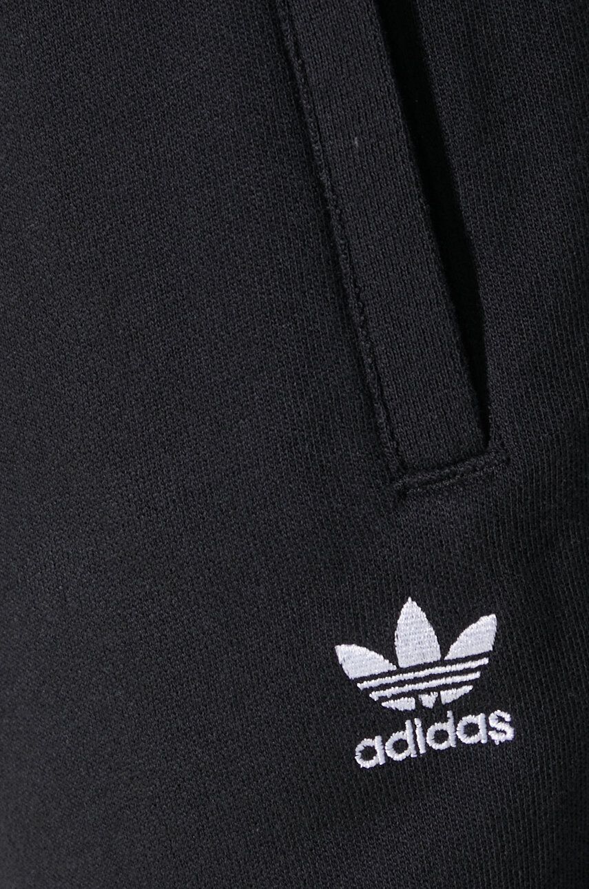 Бавовняні спортивні штани adidas Originals колір чорний однотонні ...
