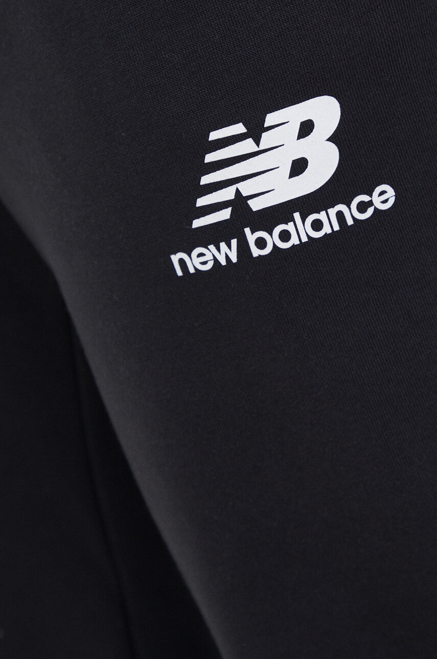 Tepláky New Balance Mp31539bk 9bk čierna Farba S Potlačou Answear Sk