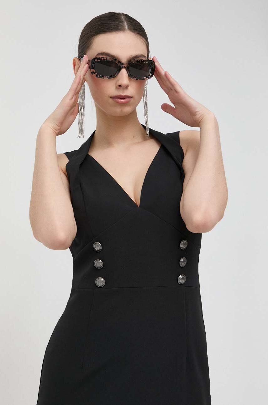 Haljina Guess boja: crna, mini, ravna | ANSWEAR.hr