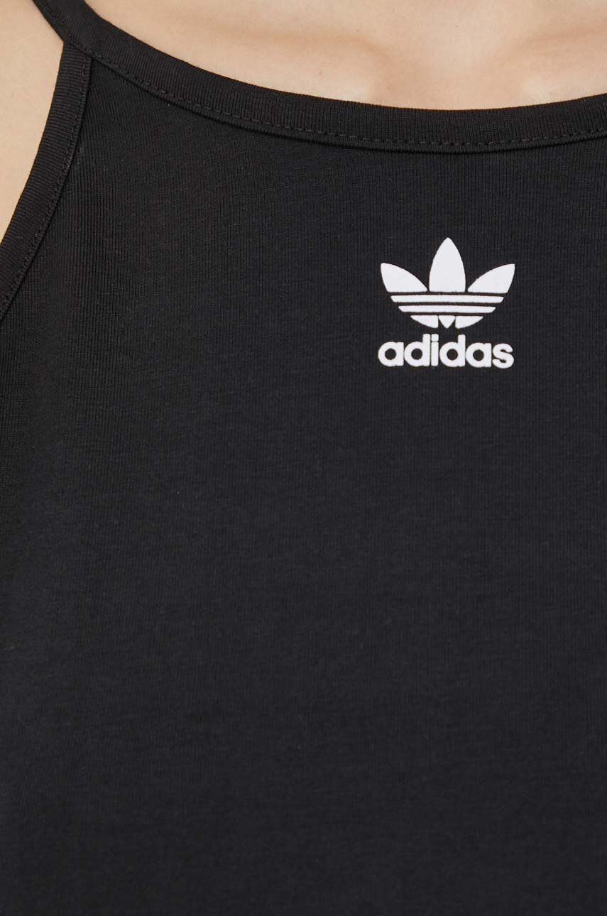 Сукня adidas Originals колір чорний mini облягаюча IB7401-black ...