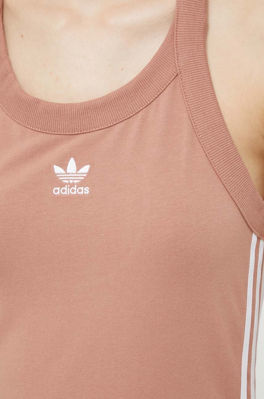 Obleka adidas Originals rjava barva | kupite na ANSWEAR.si