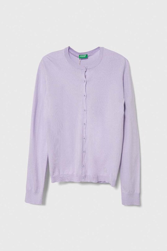 Detský Sveter United Colors Of Benetton Fialová Farba Tenký Answear Sk