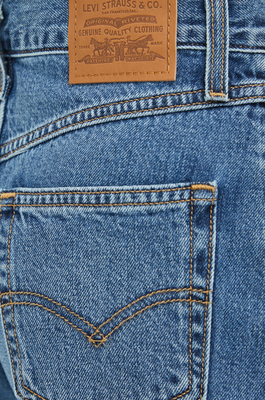 Levi's denim shorts women's blue color at PRM US