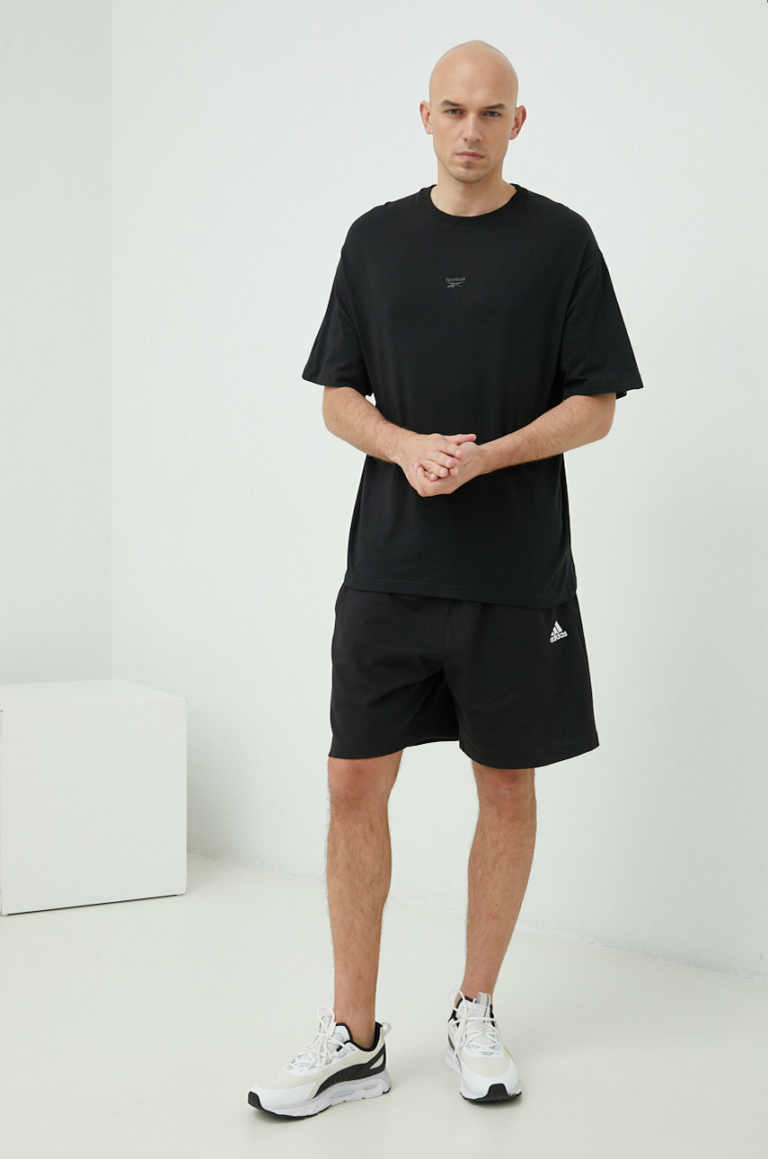 Шорти adidas Чоловічі колір чорний | ANSWEAR.ua