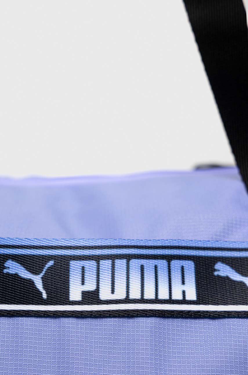 Puma torba sportowa AT ESS Barrel kolor fioletowy | Answear.com