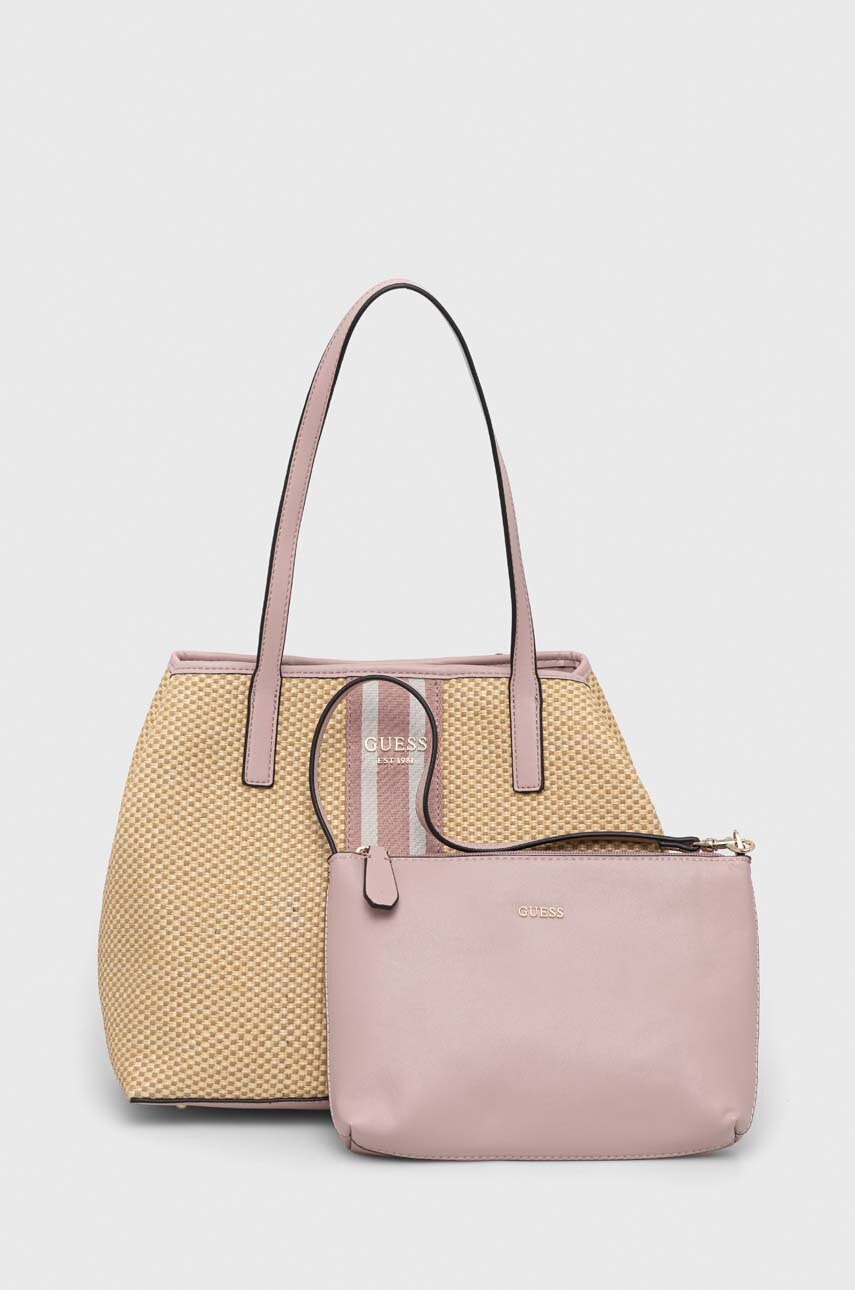 Guess poseta culoarea roz | ANSWEAR.ro