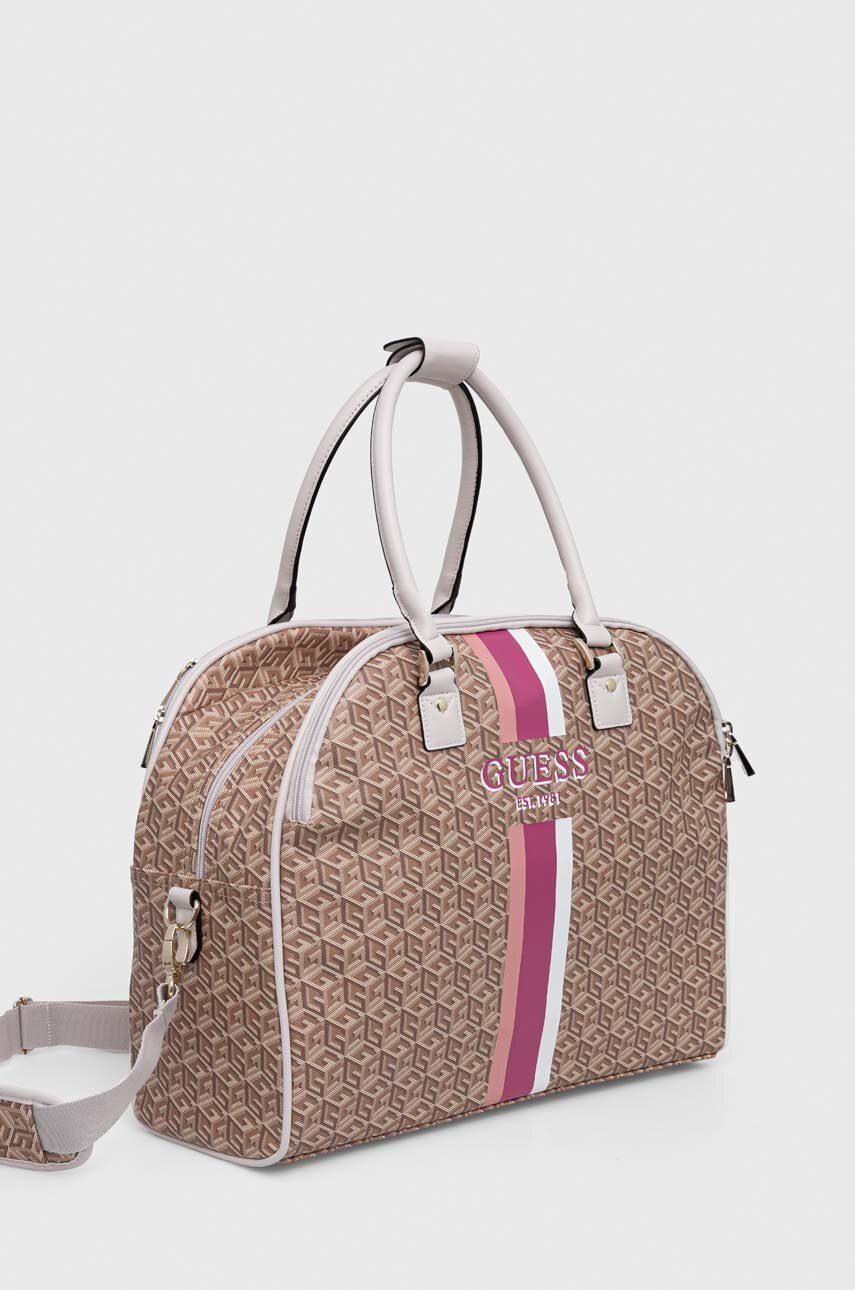 Guess torba kolor beżowy | Answear.com
