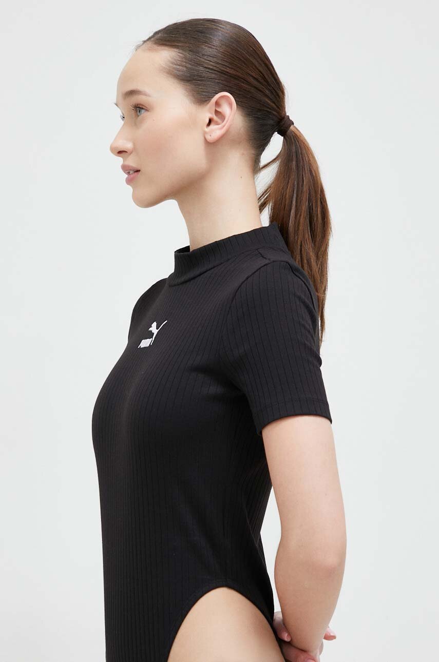 Puma body CLASSICS damskie kolor czarny z półgolfem | Answear.com
