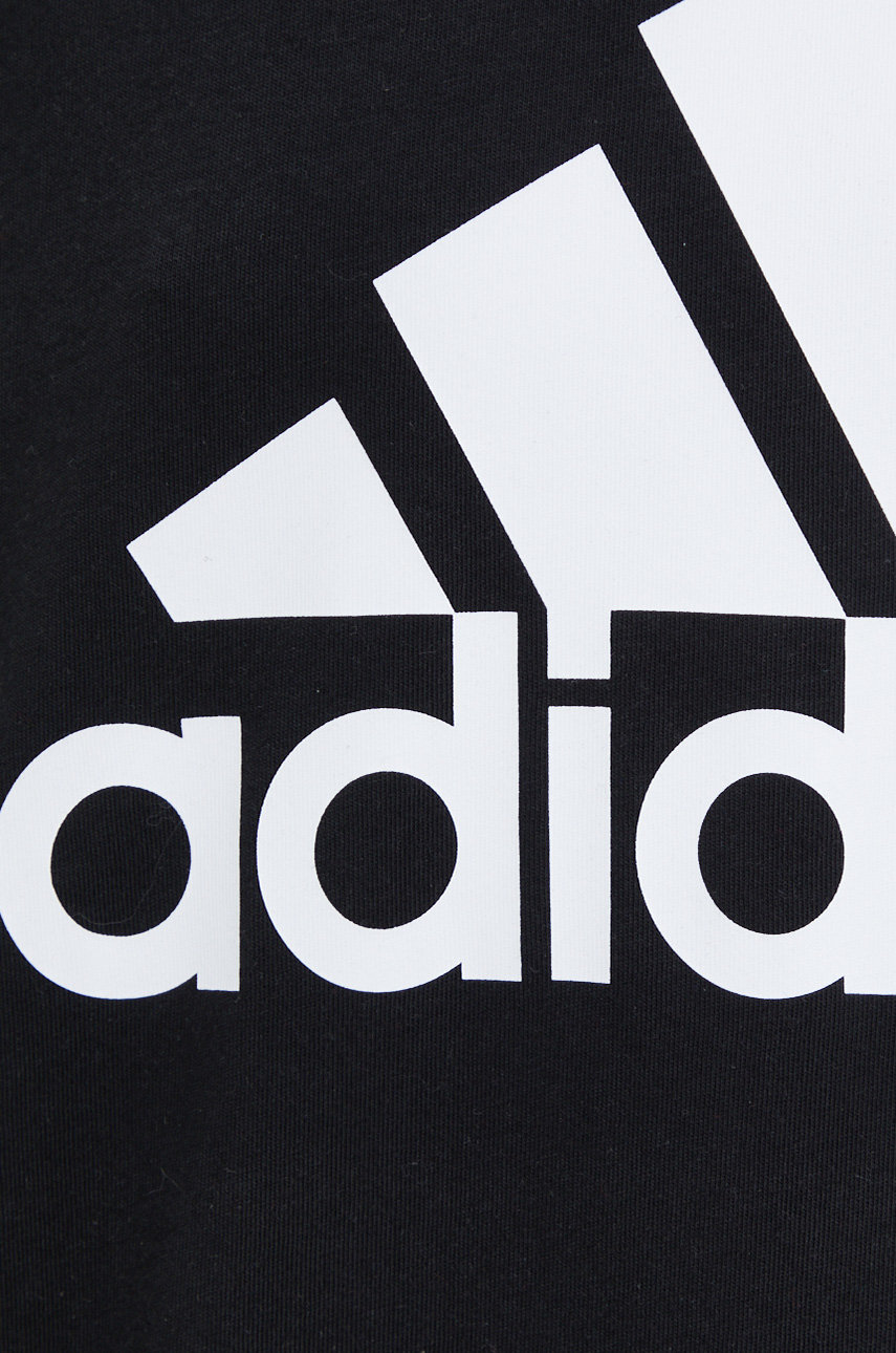Bavlnené tričko adidas čierna farba, HR4931 | ANSWEAR.sk