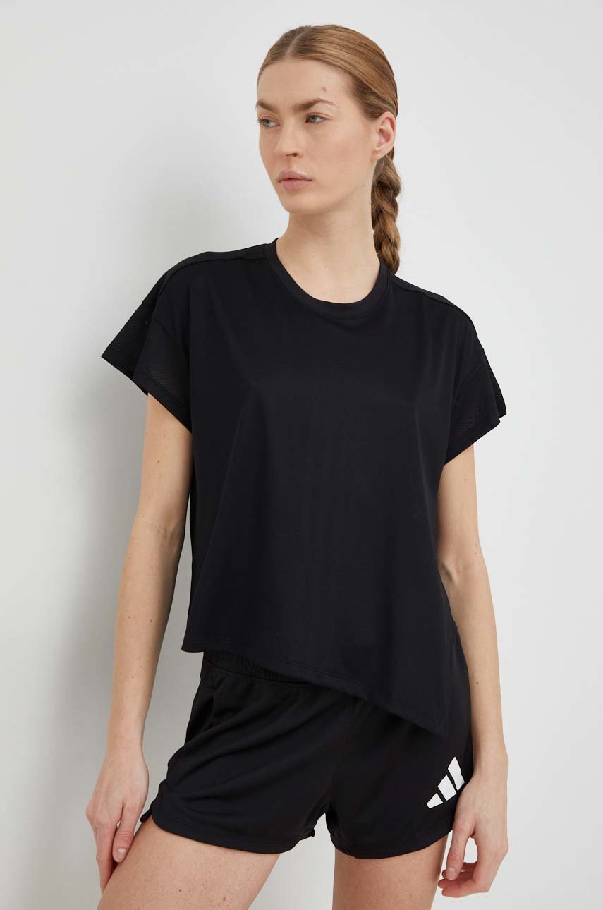 adidas Performance t-shirt treningowy HIIT Quickburn kolor czarny ...