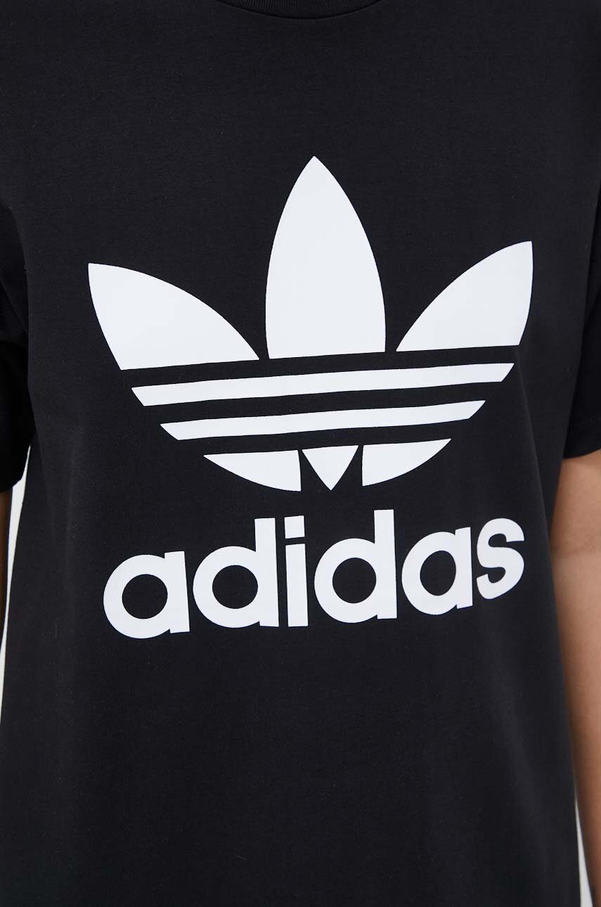 Футболка adidas Originals женская цвет чёрный IB7421-BLACK | ANSWEAR.ua