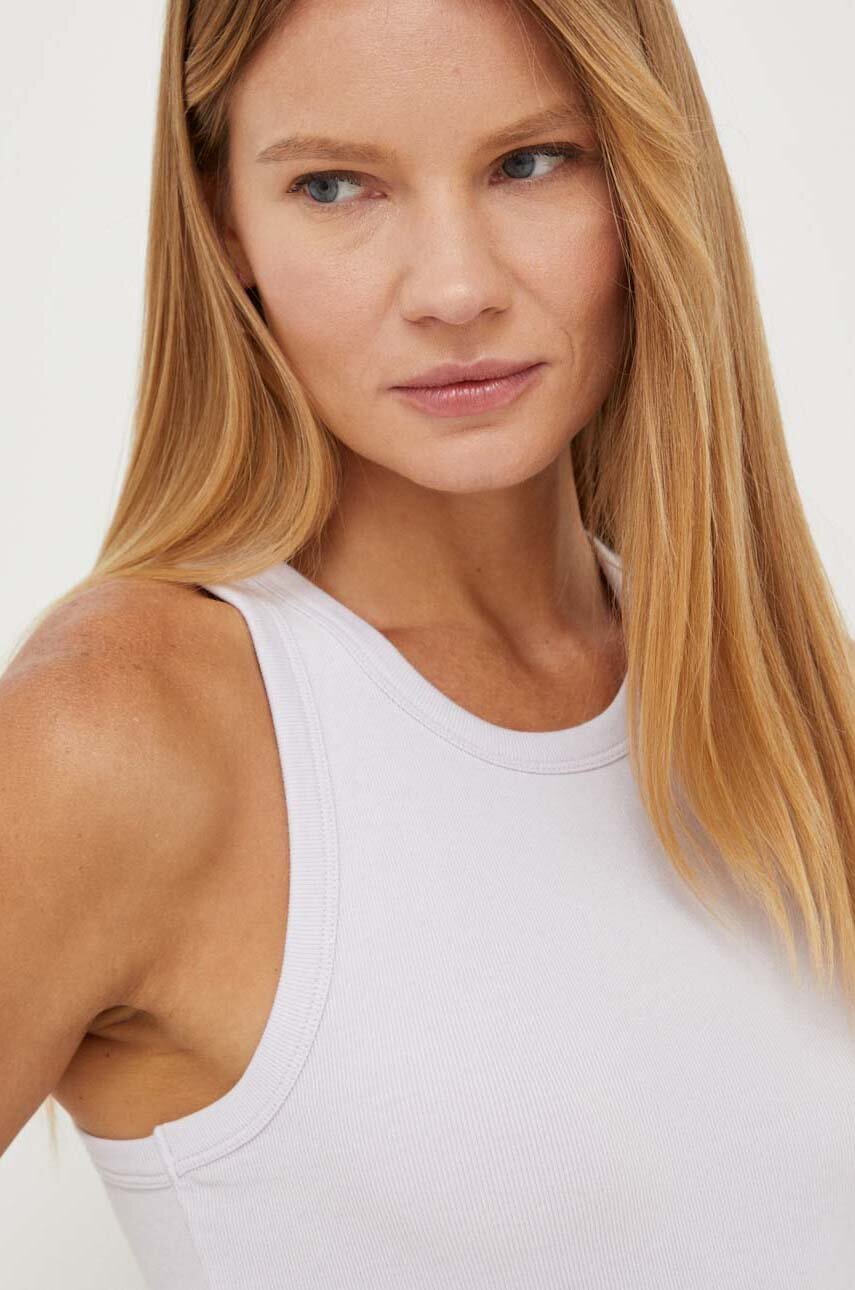 Samsoe Samsoe top Alexo damski kolor fioletowy F00001111 | Answear.com