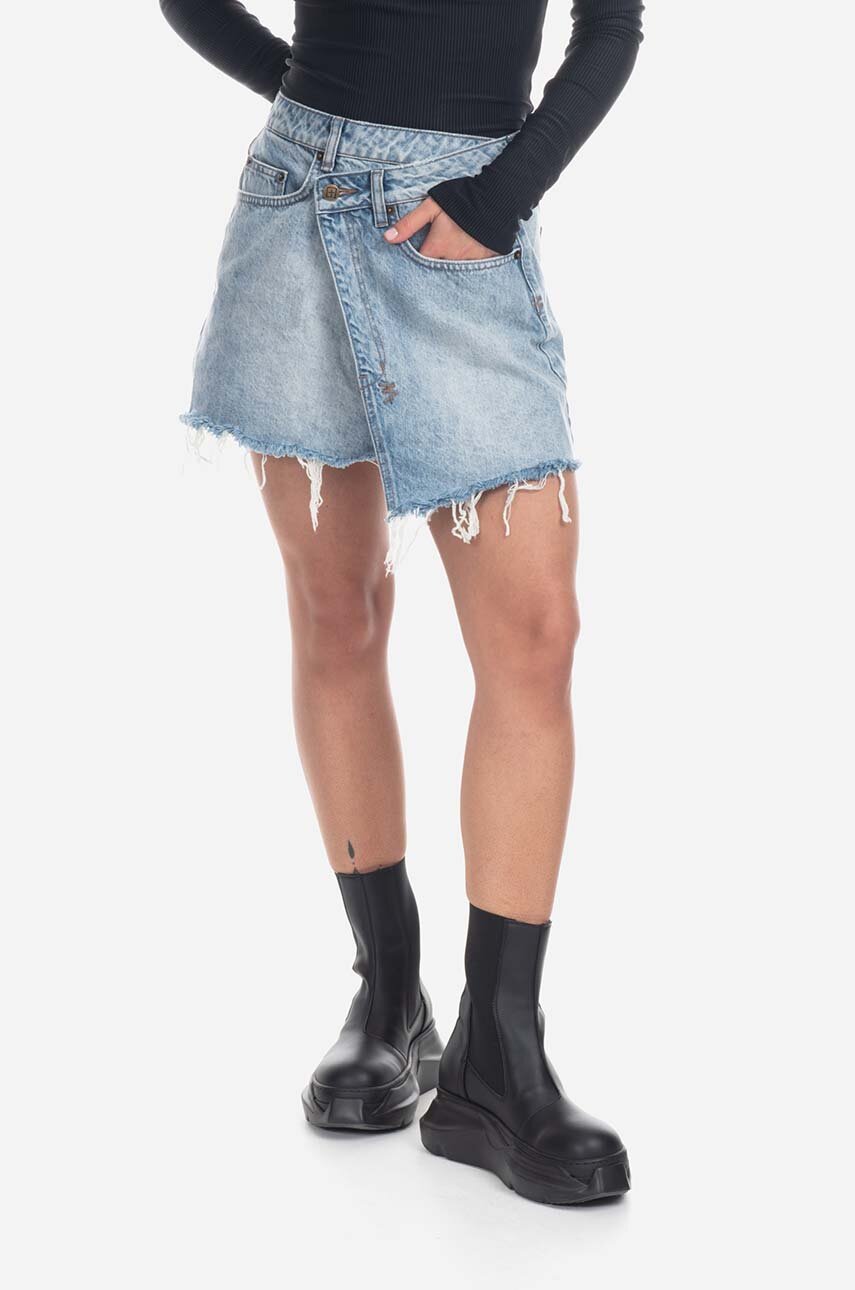 KSUBI denim skirt blue color | buy on PRM