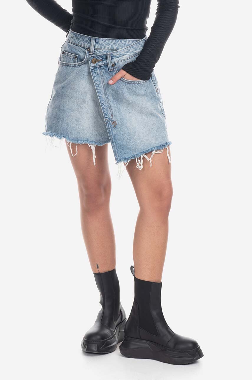 KSUBI denim skirt blue color | buy on PRM
