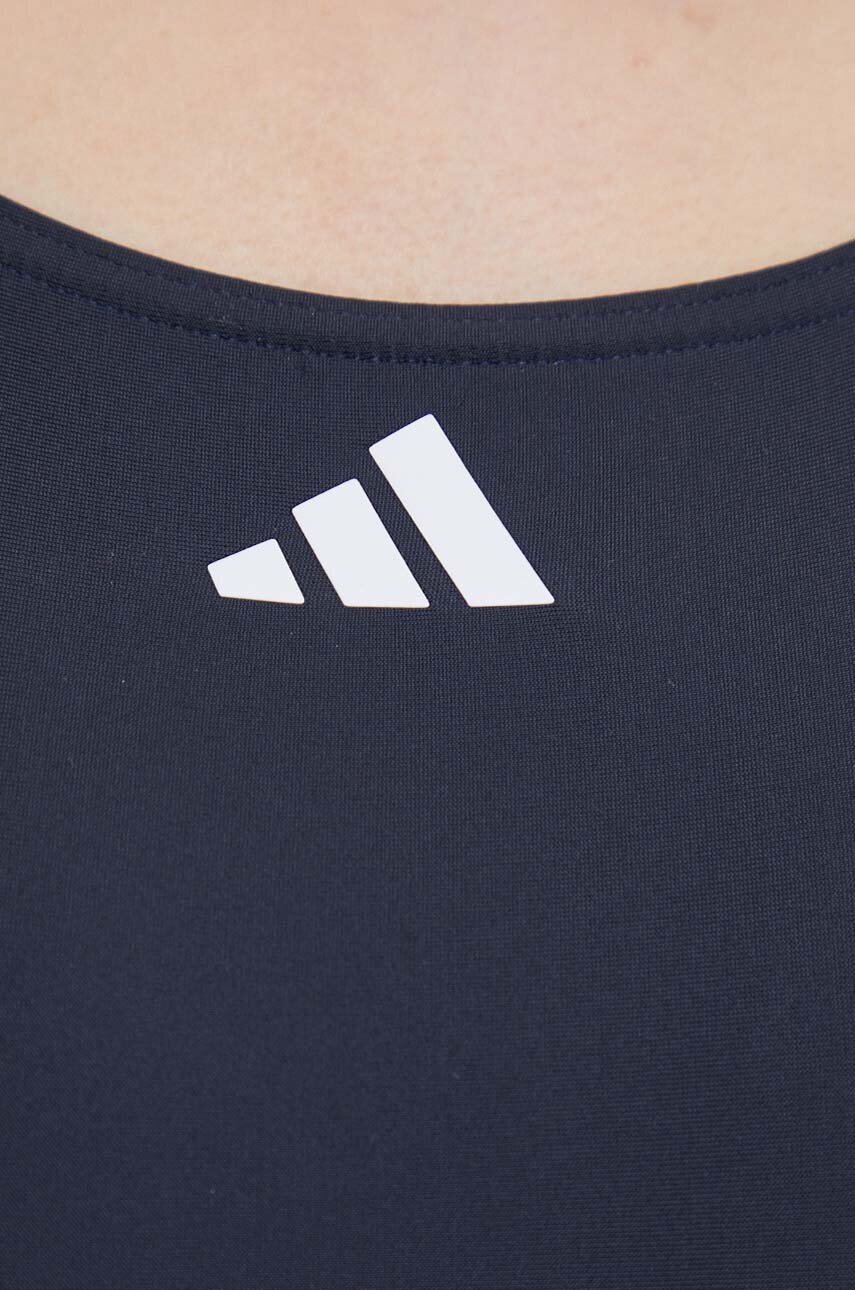 adidas Performance jednoczęściowy strój kąpielowy kolor granatowy miękka miseczka IQ3998 ...