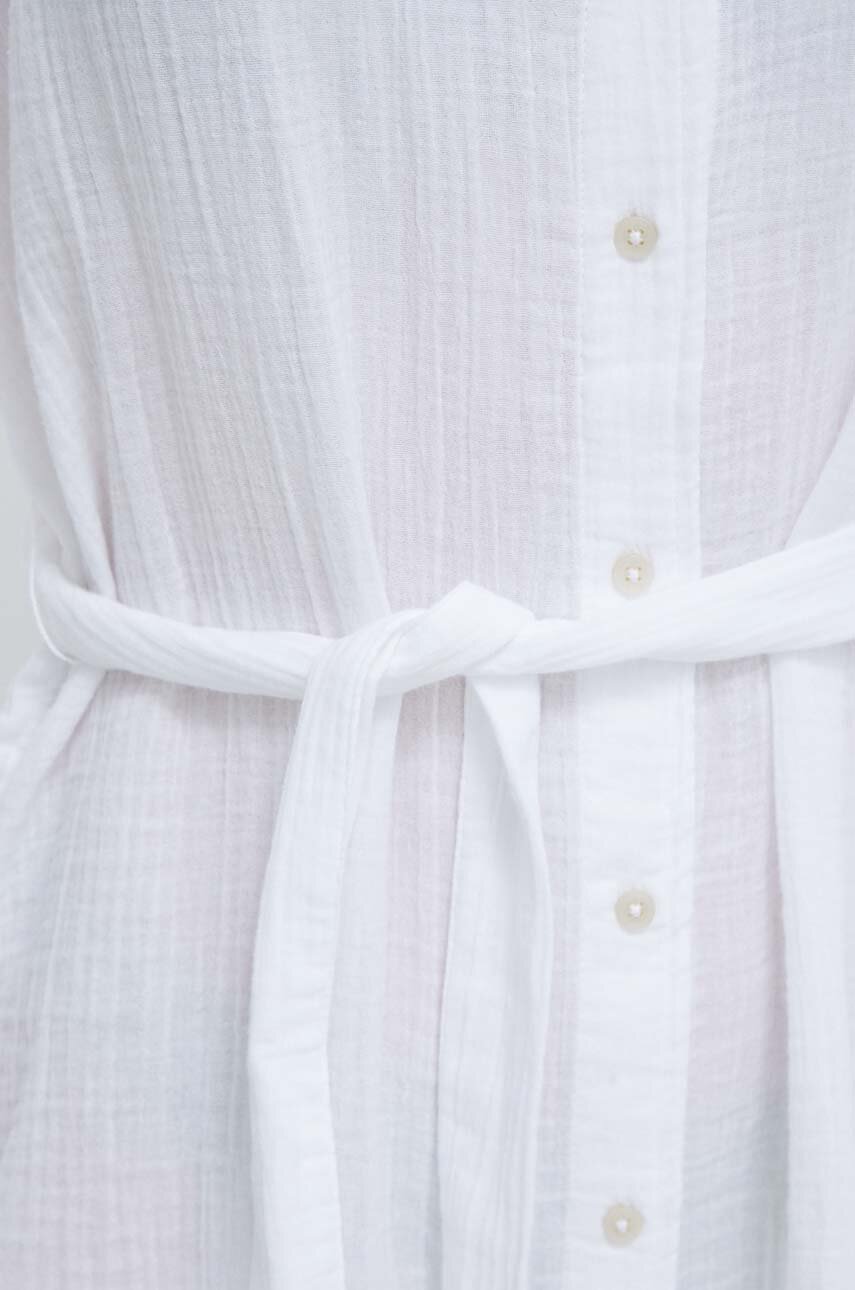 Abercrombie & Fitch koszula plażowa bawełniana kolor biały | Answear.com Abercrombie & Fitch koszula plażowa bawełniana kolor biały | Answear.com