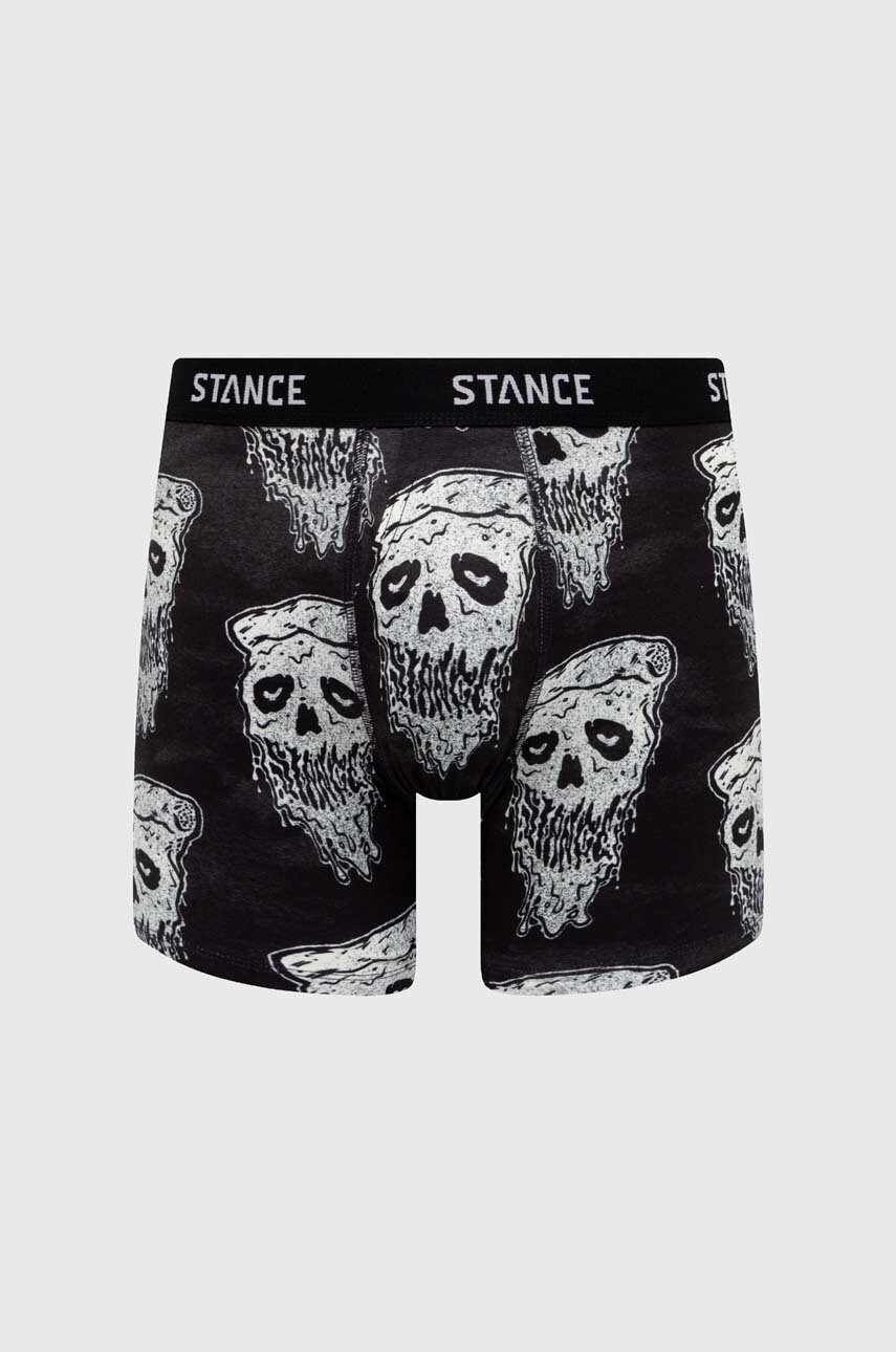 Stance boxer shorts Pizza Face Boxer Brief men's black color M803A24PIZ ...