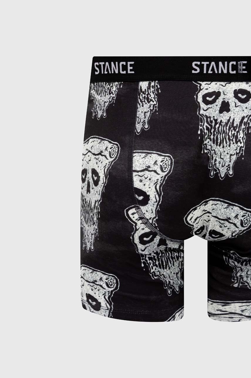 Stance boxer shorts Pizza Face Boxer Brief men's black color M803A24PIZ ...