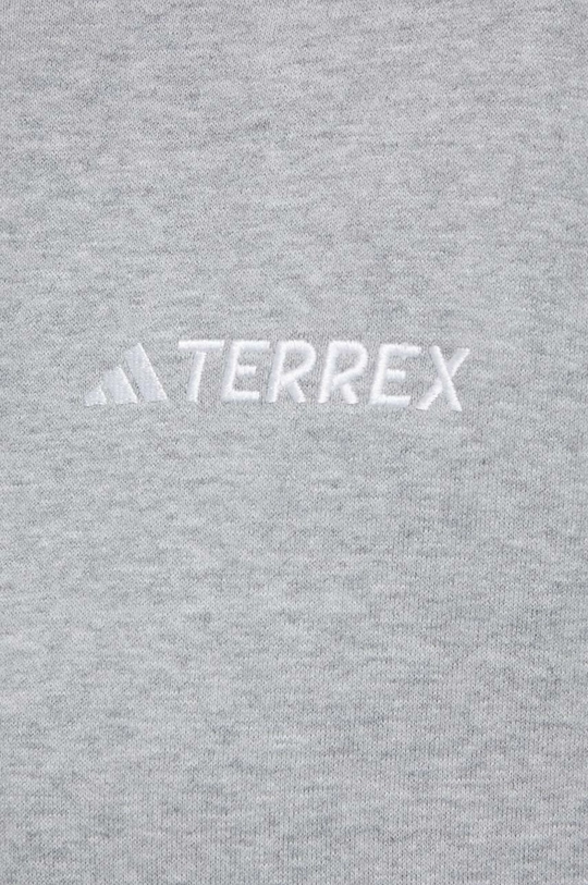 Кофта adidas TERREX колір сірий з капюшоном меланж | ANSWEAR.ua