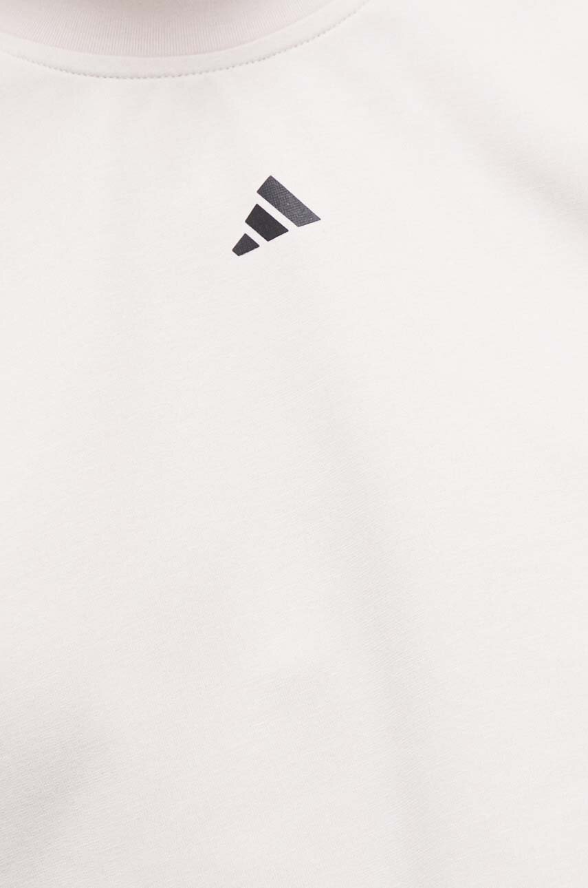 adidas Performance bluza treningowa Power Cover kolor różowy gładka ...