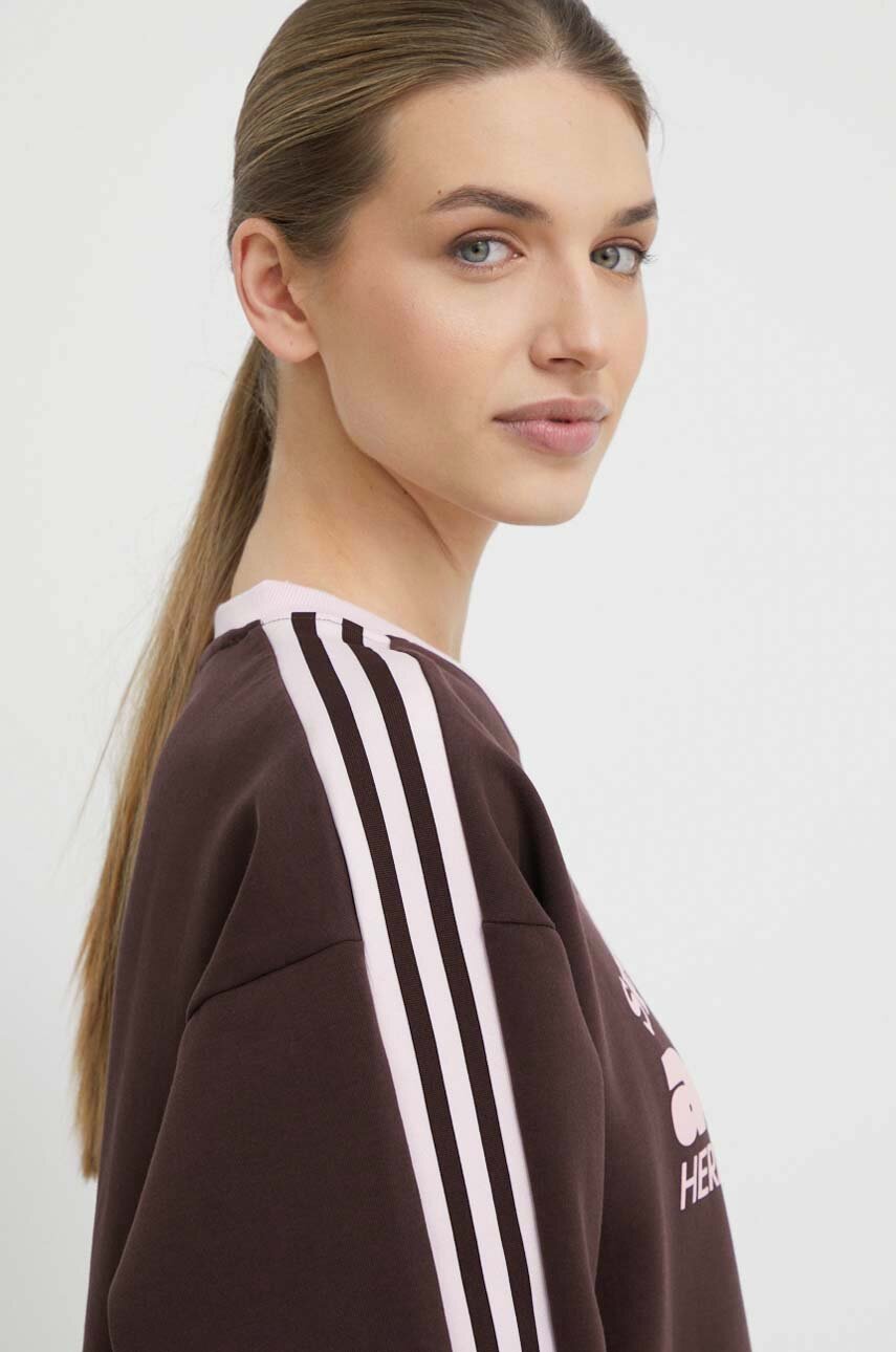 adidas Originals sweatshirt women's brown color | buy on PRM