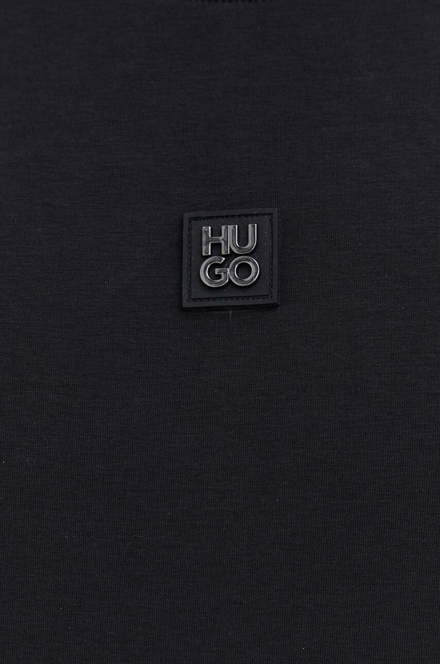 HUGO bluza męska kolor czarny gładka 50509270 | Answear.com