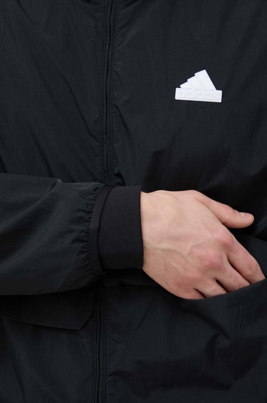 Яке adidas 0 в черно преходен модел с уголемена кройка IR5192 | ANSWEAR.bg