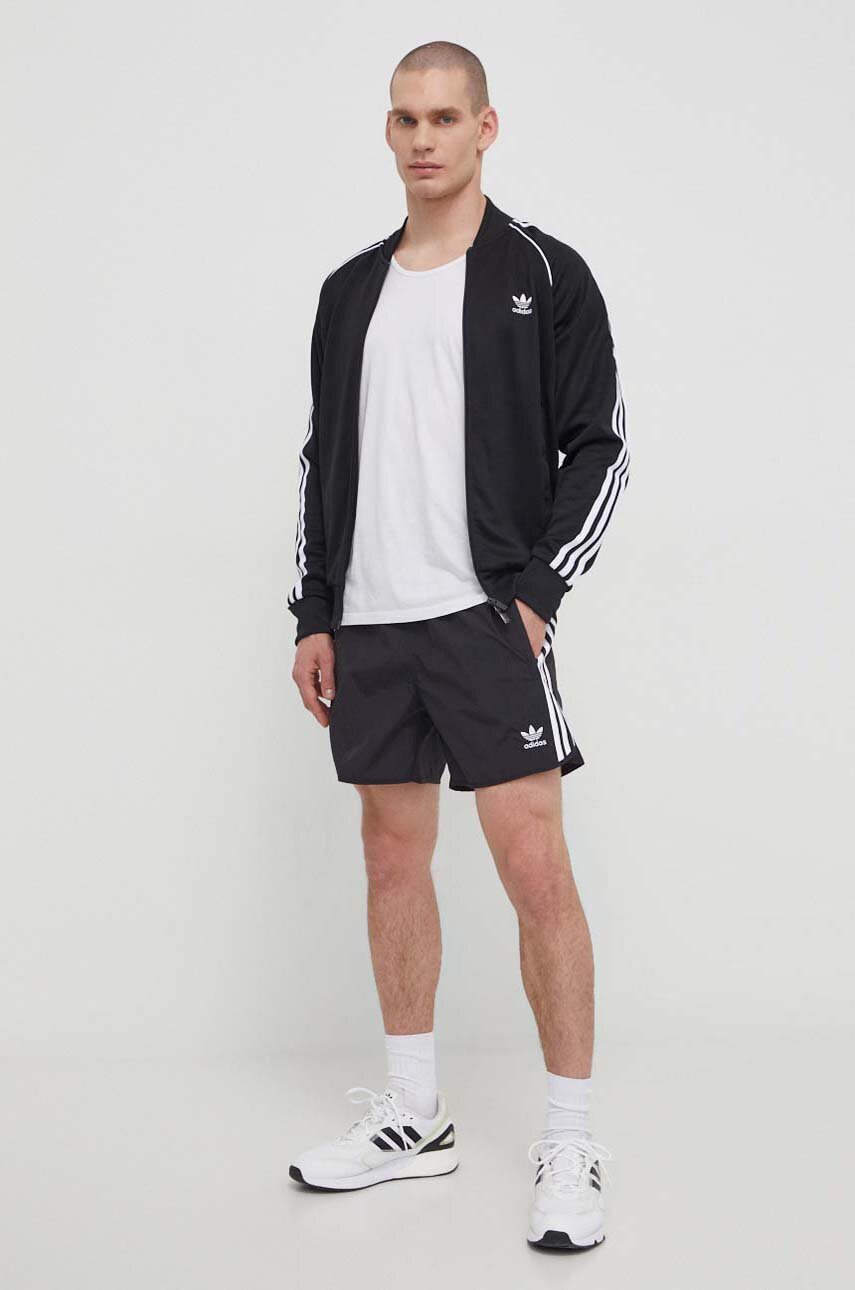 Кофта adidas Originals Classics SST Track Jacket мужская цвет чёрный с ...