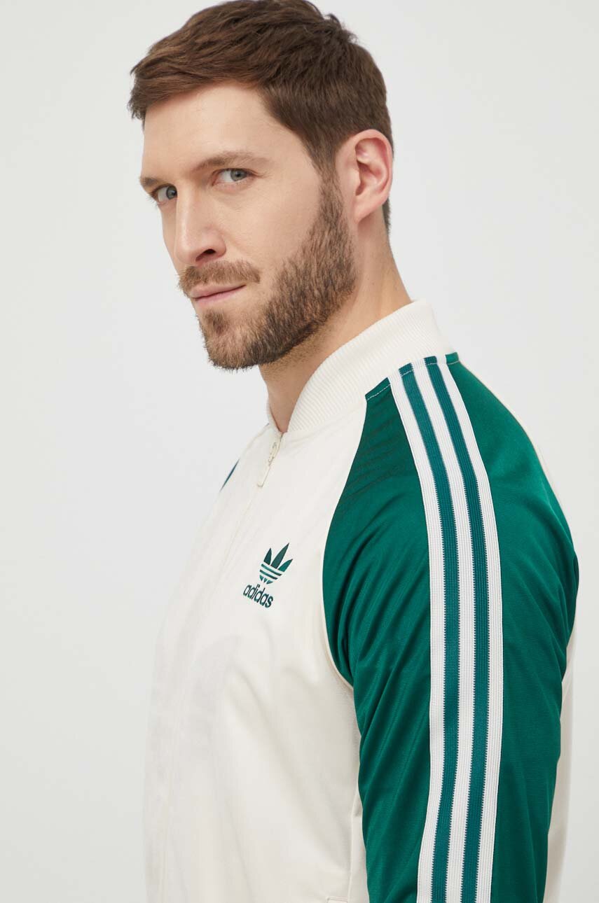 adidas Originals bluza męska kolor beżowy wzorzysta IS1403 | Answear.com