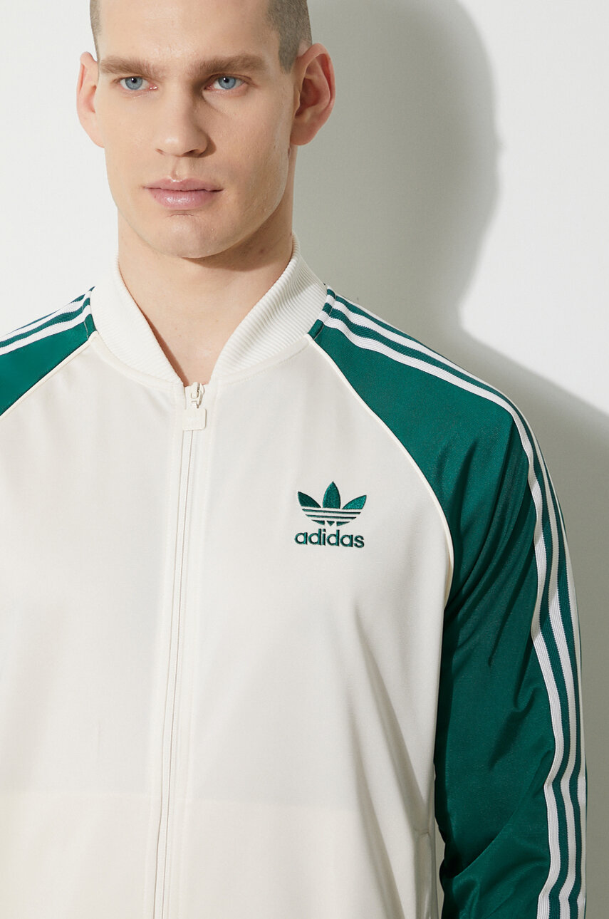 adidas Originals bluza męska kolor beżowy wzorzysta IS1403 w PRM