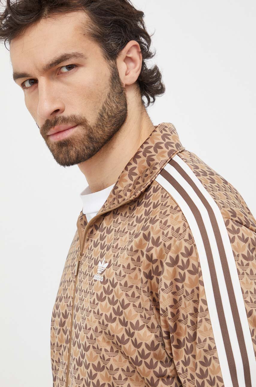 adidas Originals bluza męska kolor brązowy wzorzysta IS2925 | Answear.com