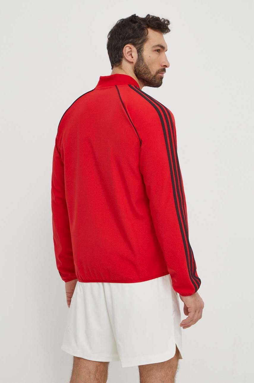 adidas Originals bluza męska kolor czerwony z aplikacją IS2807 ...