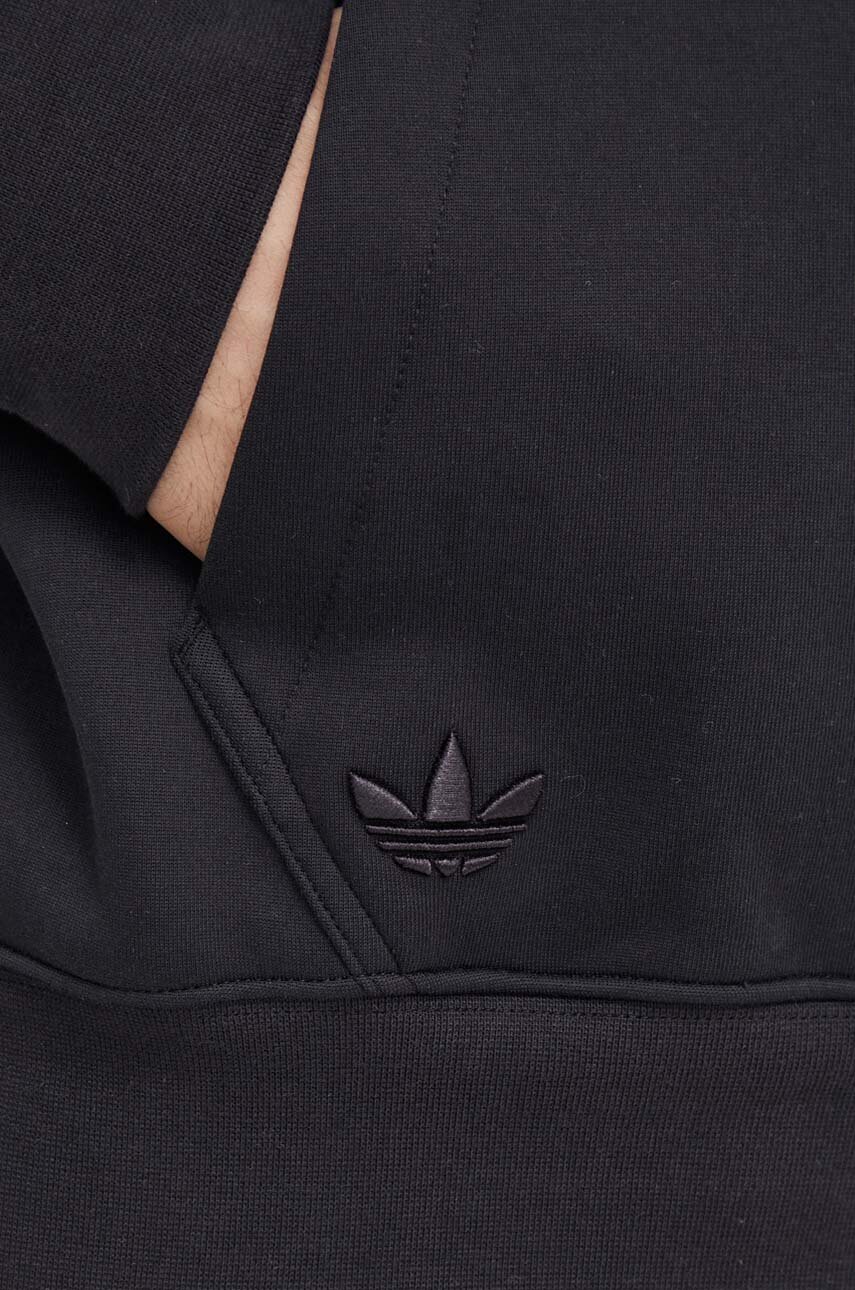 Mikina adidas Originals Street Neuclassics Hoodie pánska, čierna farba ...