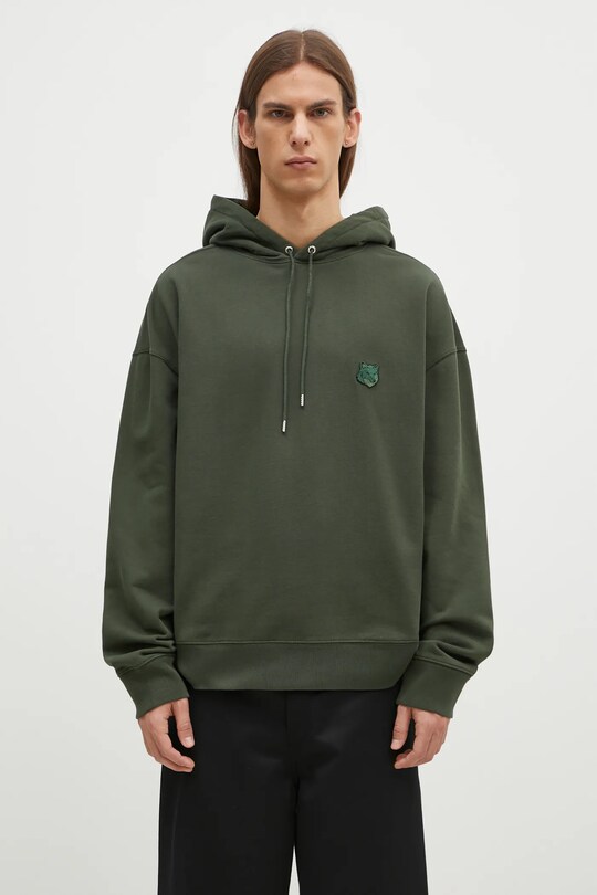 Maison Kitsuné cotton sweatshirt Bold Fox Head Patch Oversize Hoodie ...