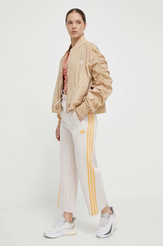 adidas Originals longsleeve damski kolor różowy IY0779 | Answear.com