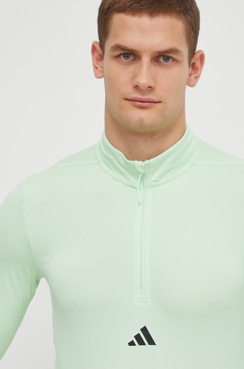 adidas Performance bluza treningowa Workout kolor zielony gładka IS3803 ...