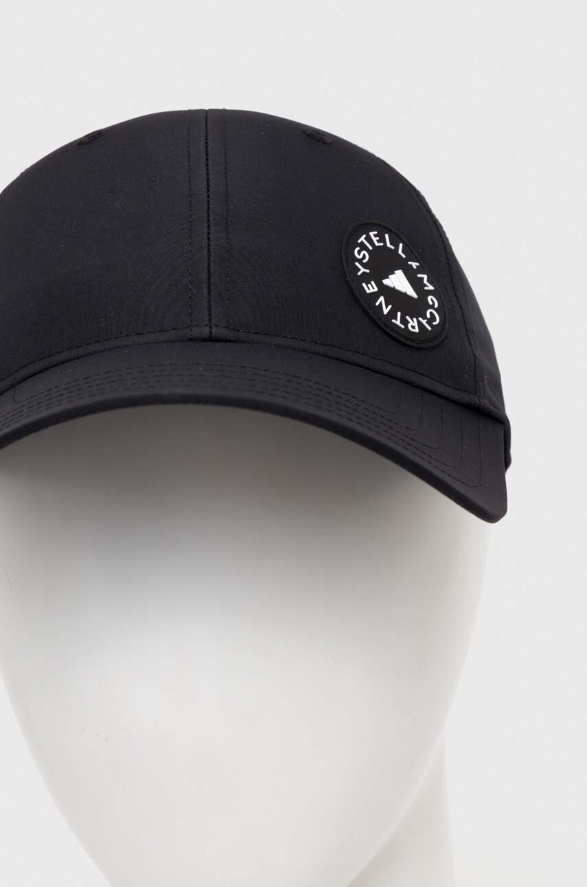 adidas by Stella McCartney czapka z daszkiem kolor czarny gładka IP0394 ...